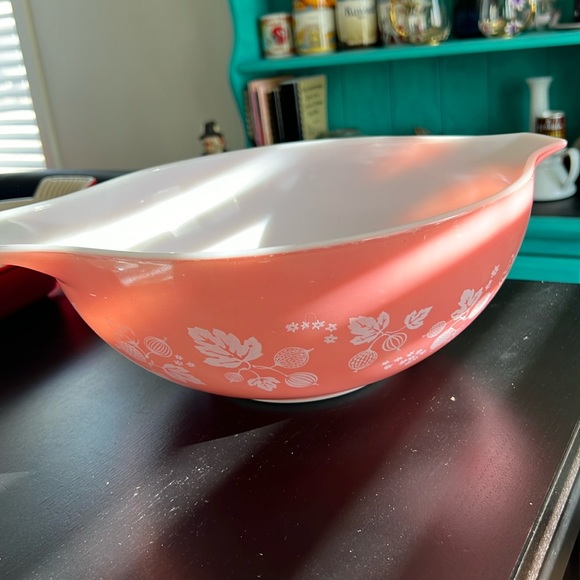 Pyrex | Kitchen | Vintage Pyrex 444 Pink Gooseberry 4 Qt Large Bowl ...